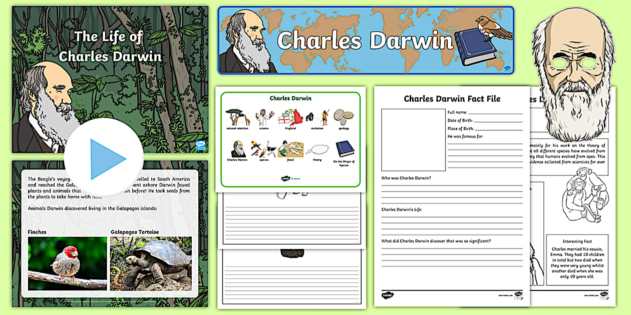 Charles Darwin F-2 Activity Pack (creat de profesori)