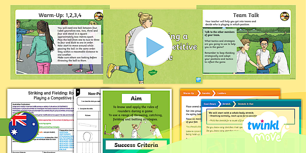Move PE Striking and Fielding L6: Playing a Competitive Game
