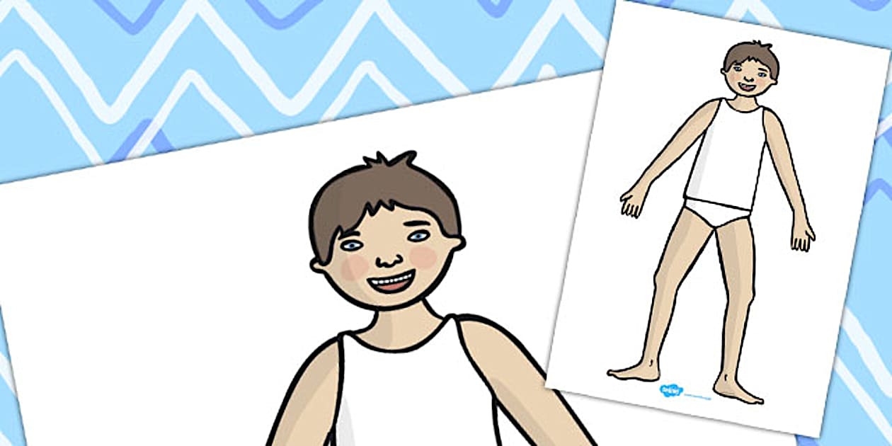 SEN Support Image Boy Body (teacher made) - Twinkl