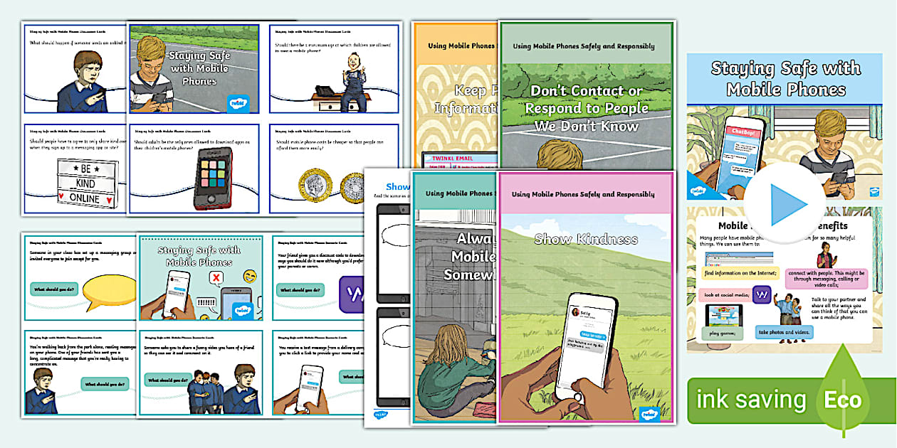 Mobile Phone Safety for KS2 - PowerPoint Activity Pack