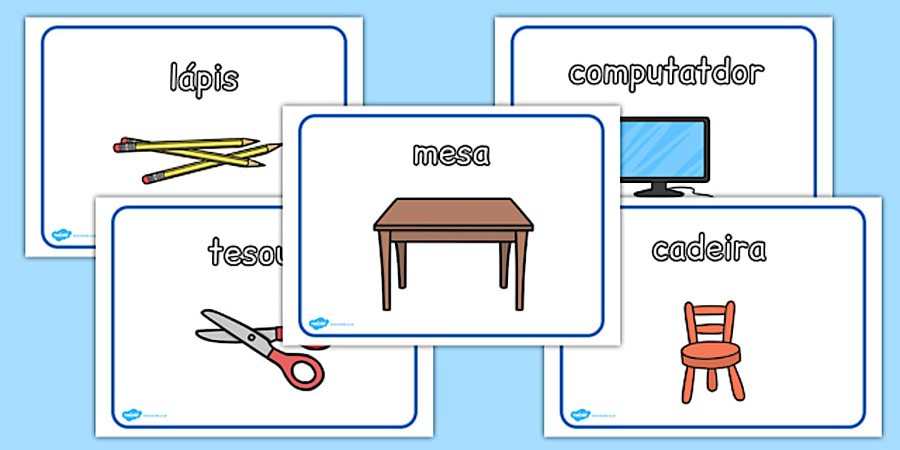 Classroom Posters Portuguese