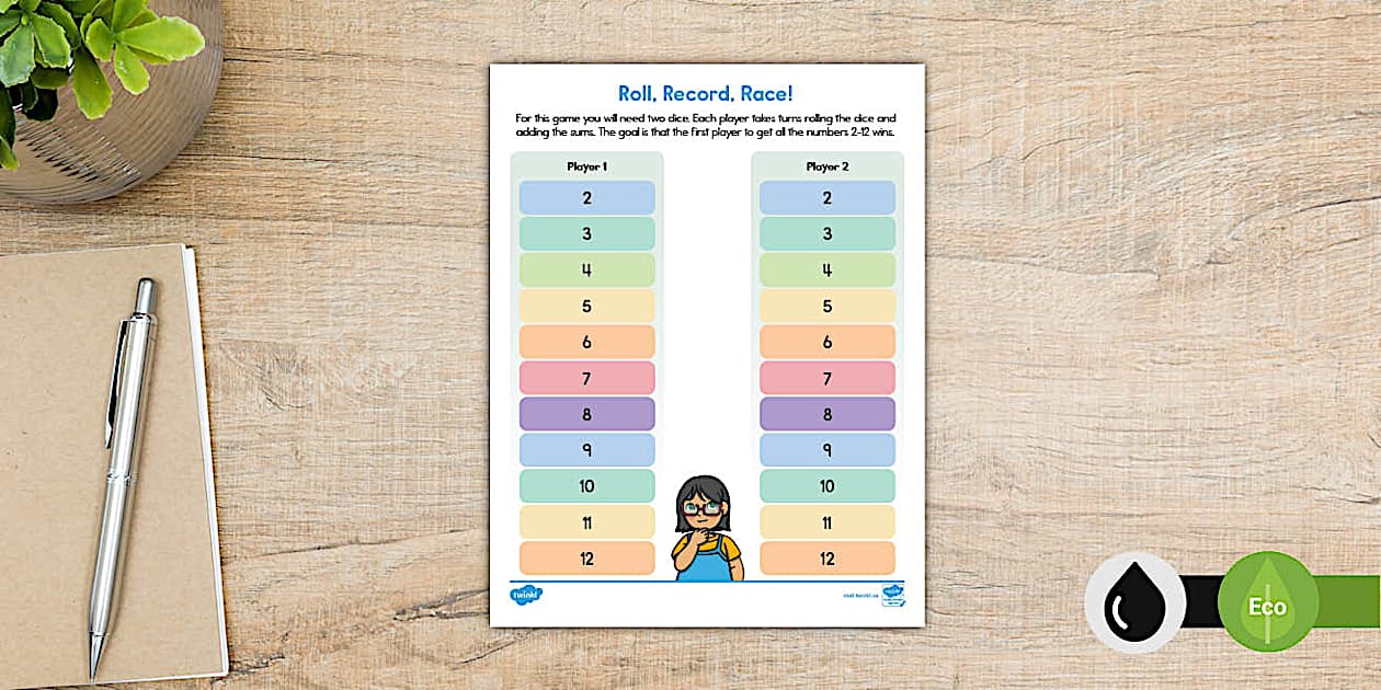 Addition Math Game for Grade 2 I Twinkl Math Resources