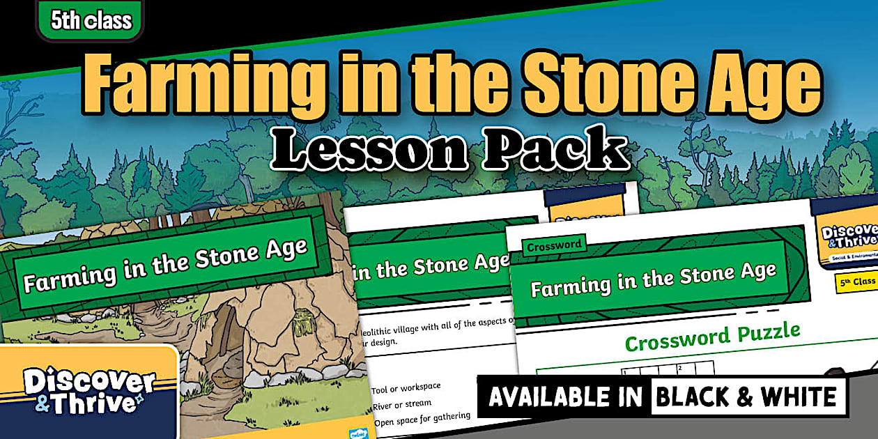 Stone Age Farming Activity Pack