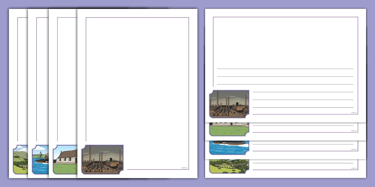 All About Victorian Scotland Themed Page Borders - Twinkl