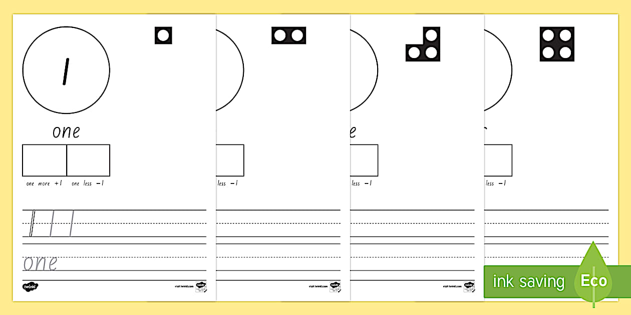 Number Writing Worksheet / Worksheets - Twinkl