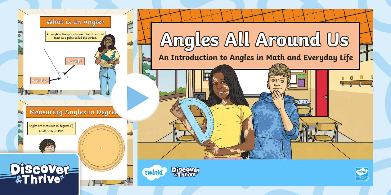 Angles in the Classroom PowerPoint Fifth Class - Twinkl
