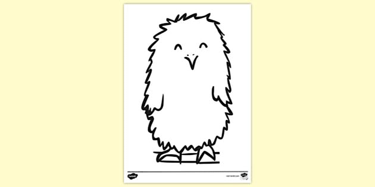 Bill Colouring Page (teacher made) - Twinkl