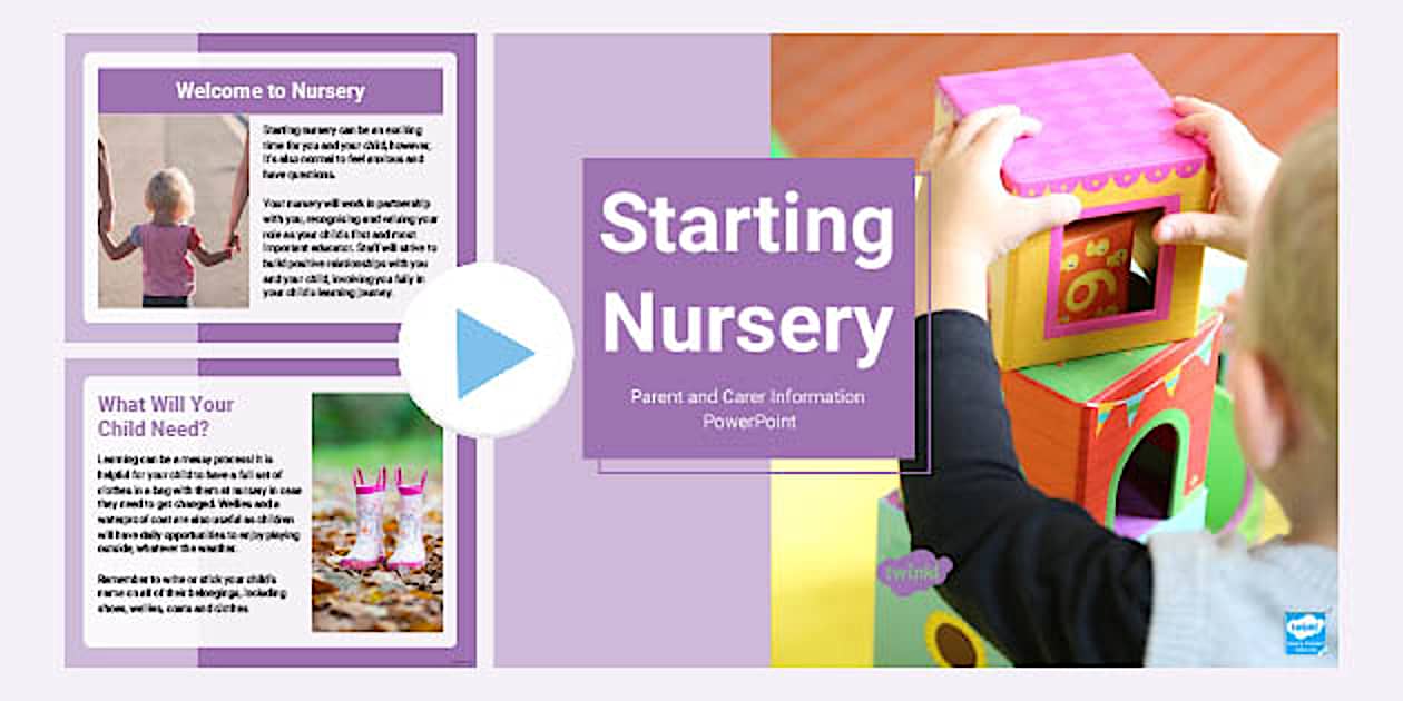 Starting Nursery Parent and Carer Information PowerPoint