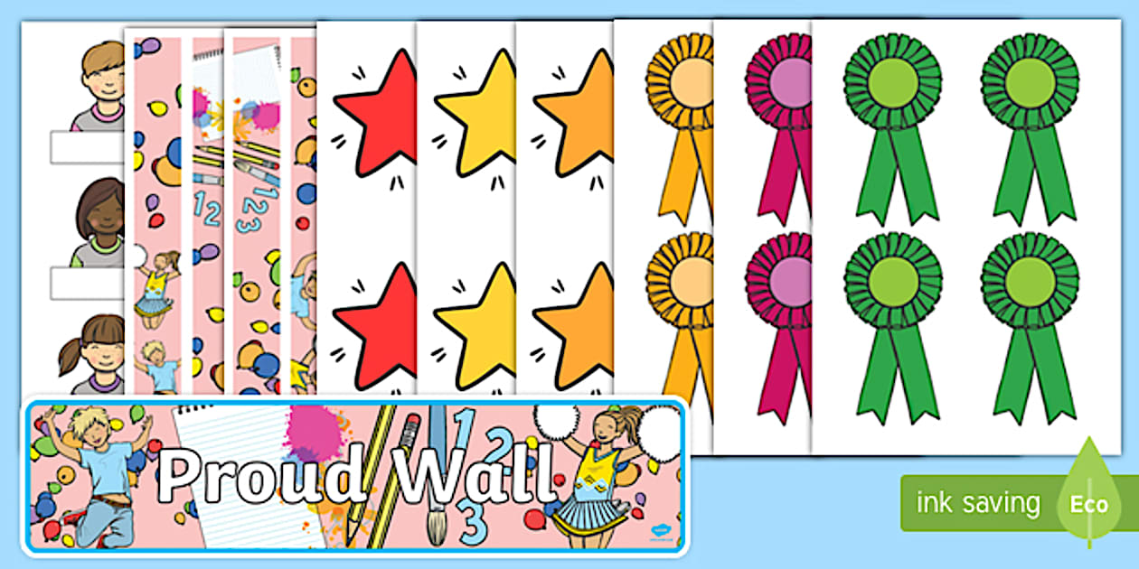 👉 Proud Wall Display Pack (teacher made) - Twinkl