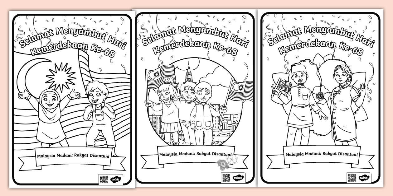 Sumber Aktiviti Mewarna Poster Merdeka: Poster Hari Kemerdekaan ...