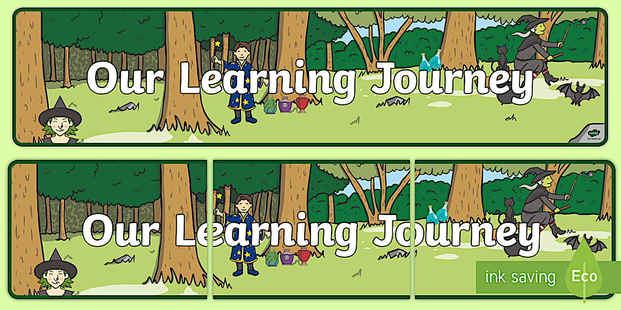Cursive Our Magical Learning Journey Display Banner - Twinkl