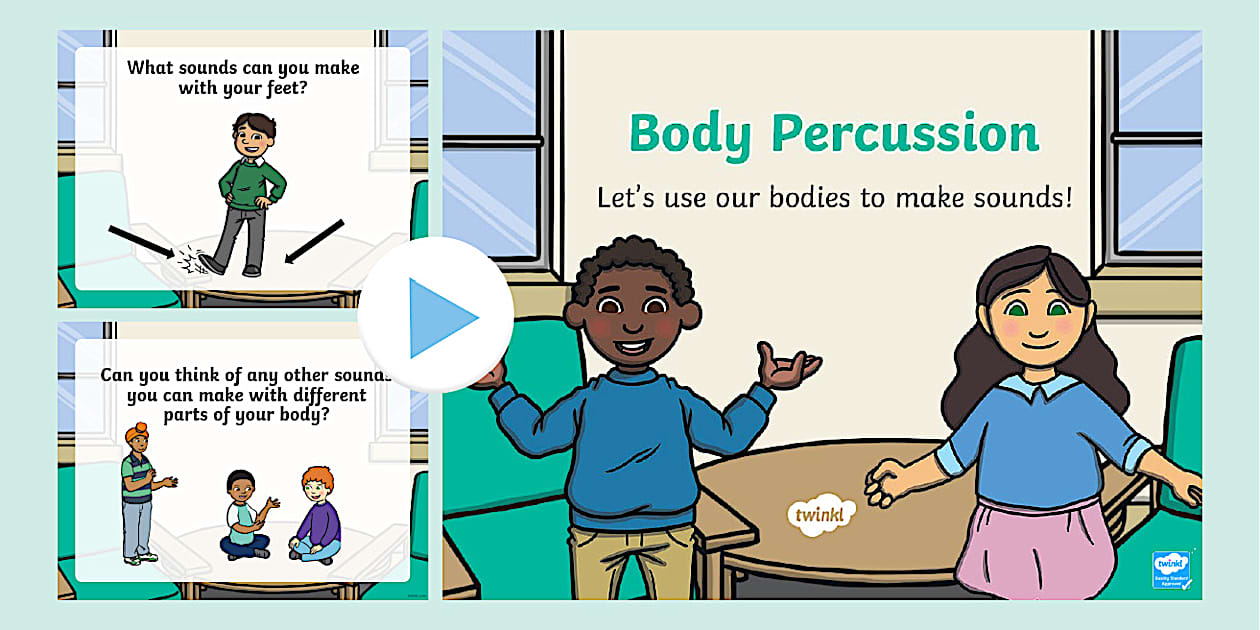 Body Percussion PowerPoint (teacher made) - Twinkl