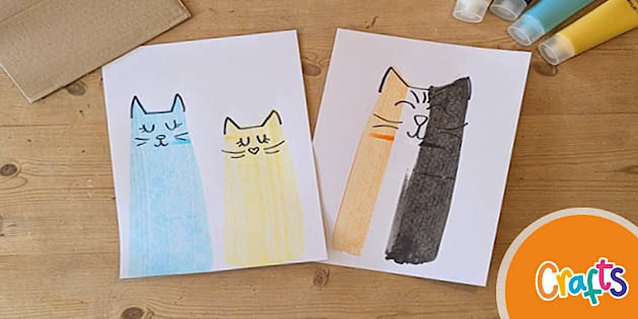 Cat Scraper Art (teacher made) - Twinkl
