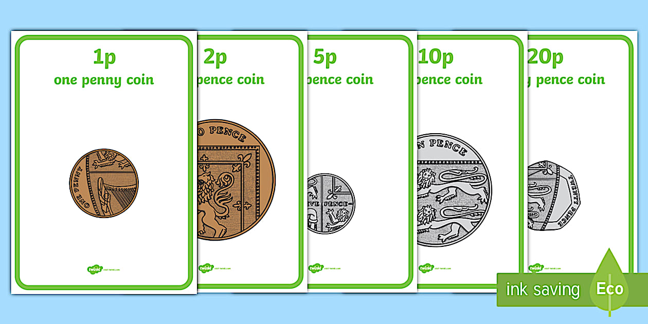 British (UK) Coin Display Posters (teacher made) - Twinkl