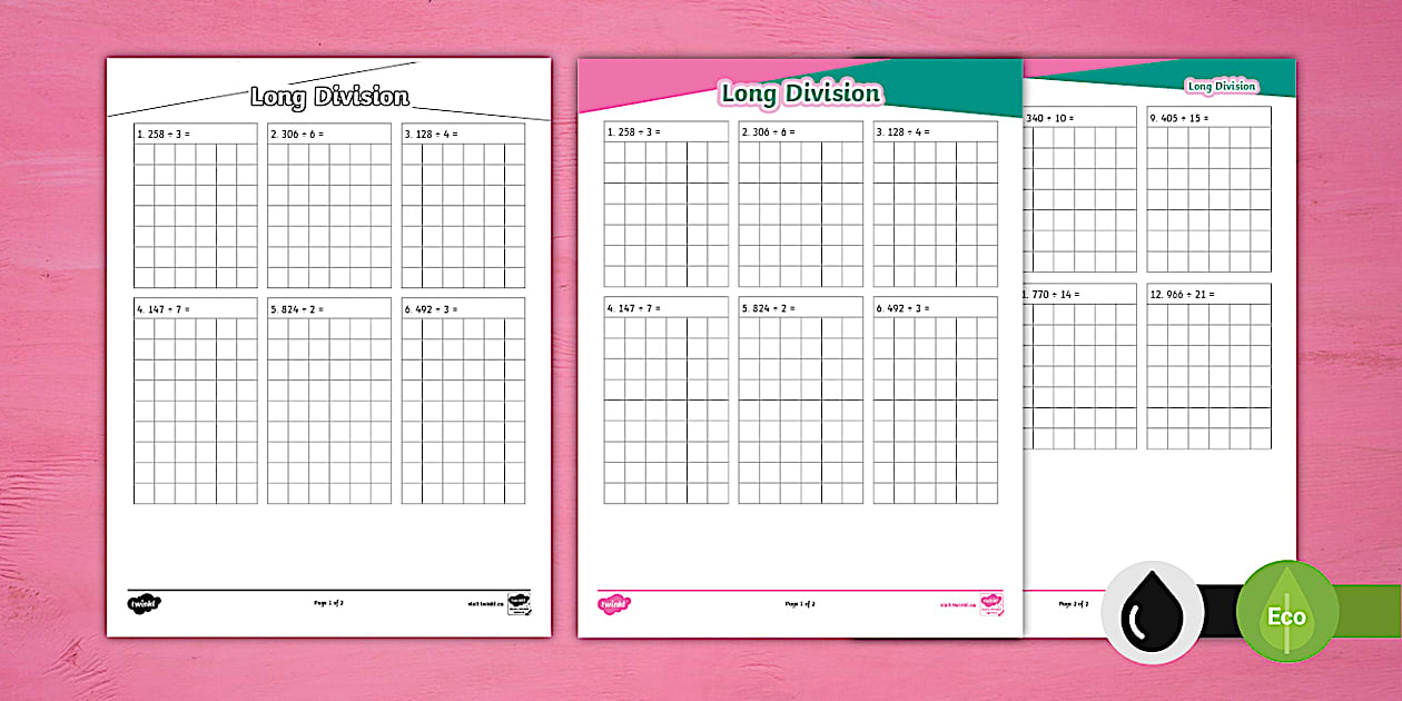 Division of 2 and 3 Digit Numbers by 1 Digit Numbers
