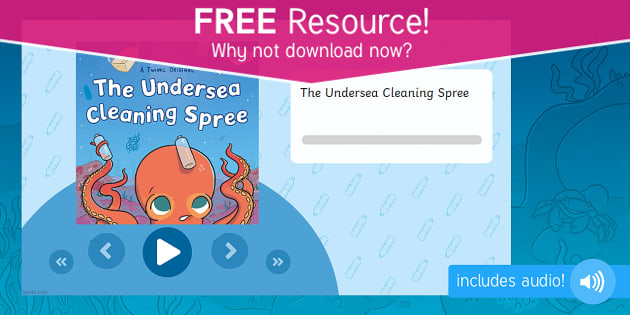 FREE! - Undersea Cleaning Spree Listen and Follow Audio Story