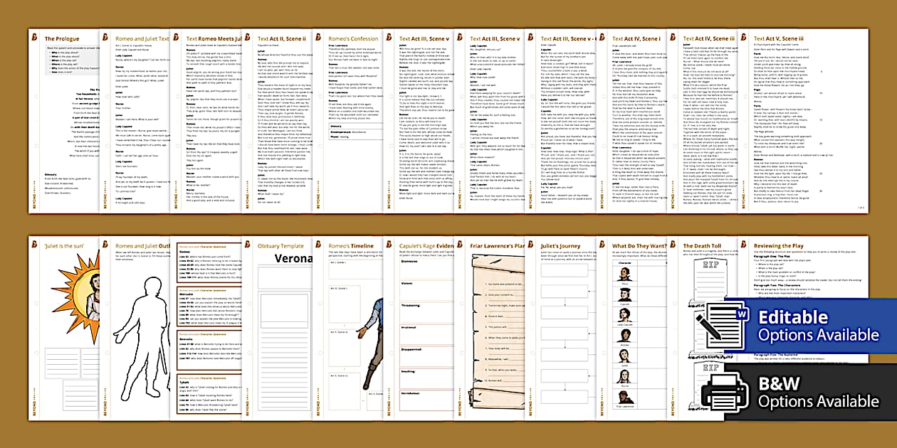 Understanding Romeo and Juliet | GCSE Revision Pack | Beyond