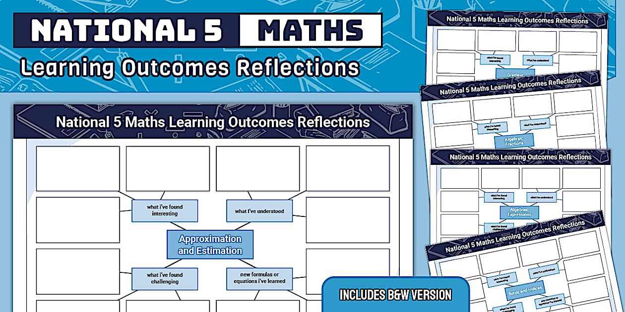 National 5 Maths Learning Outcomes Reflections