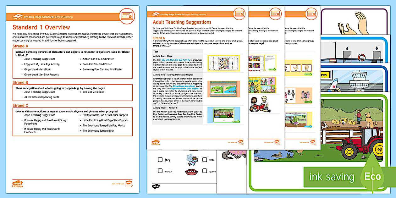Pre-Key Stage Standards English Language Comprehension and Reading ...