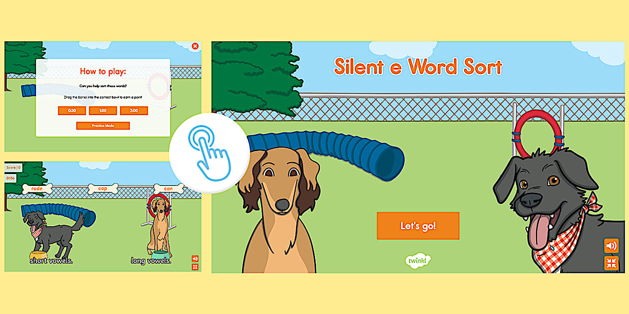 Interactive Silent E Words Game | Twinkl USA (teacher made)