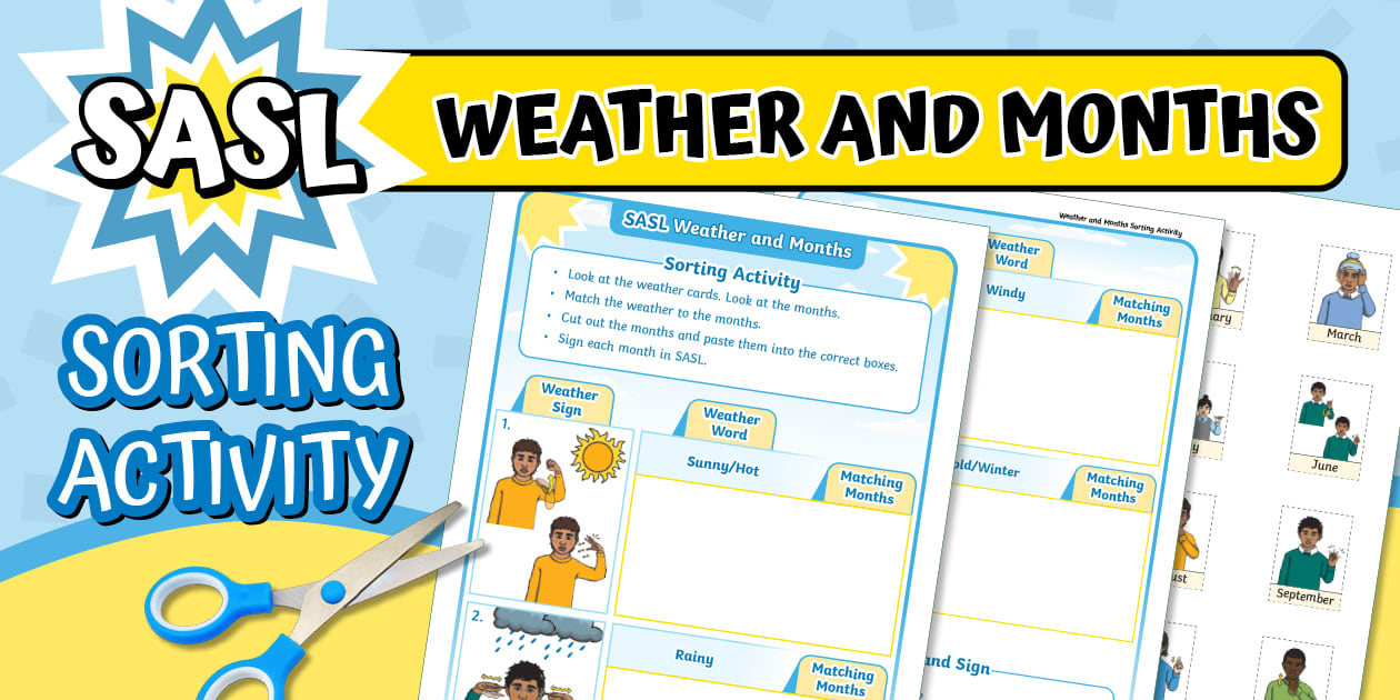 FP - SASL - Weather and Months - Sorting Activity (CAPS)