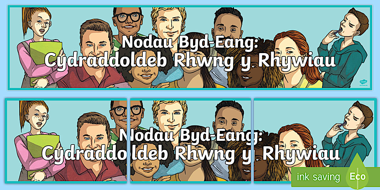 Baner Nodau Byd-Eang Cydraddoldeb Rhwng y Rhywiau Baner Arddangosfa