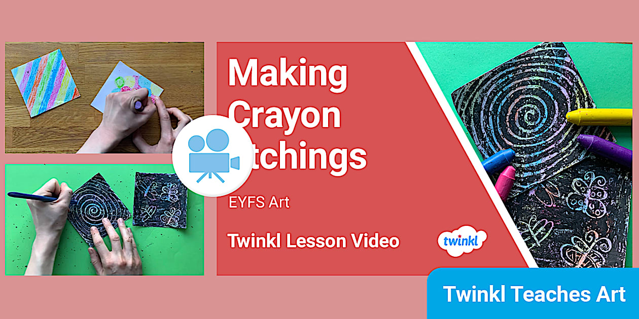 Get Creative with Crayons Video Lesson 3 | EYFS Art - Twinkl