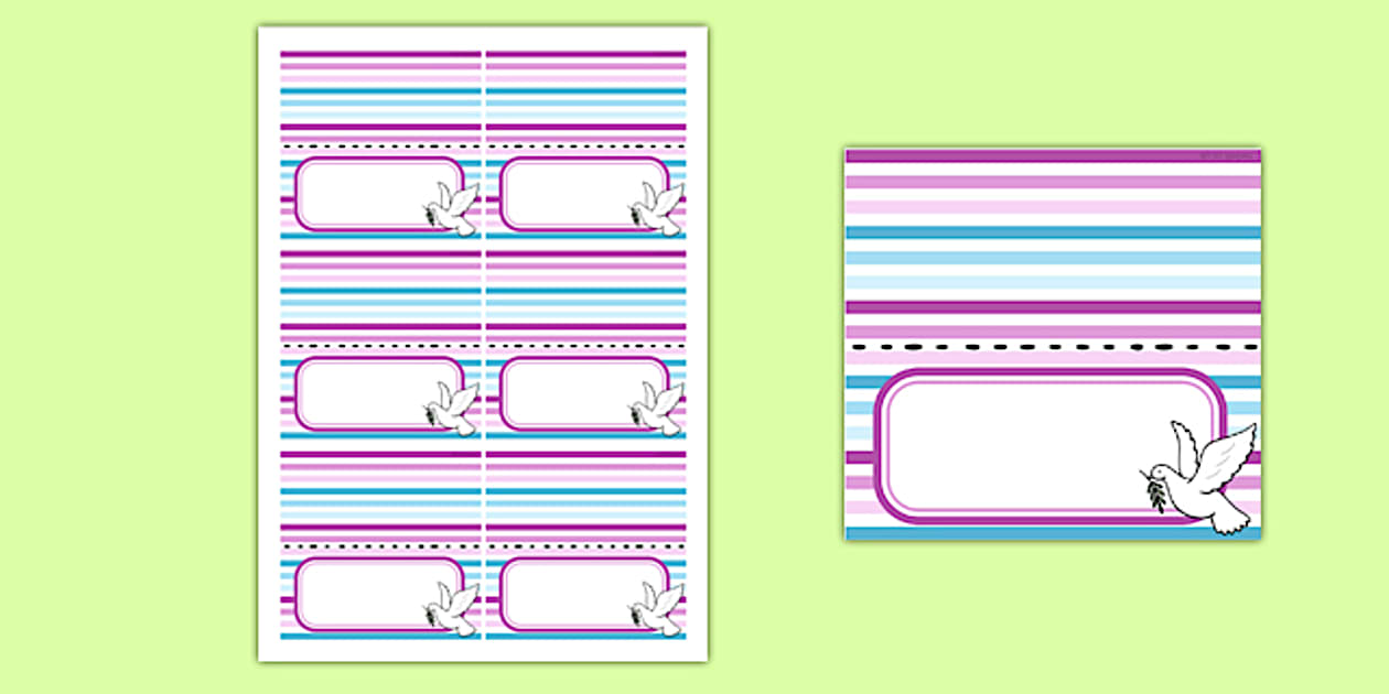 Editable Baptism Place Names (teacher made) - Twinkl