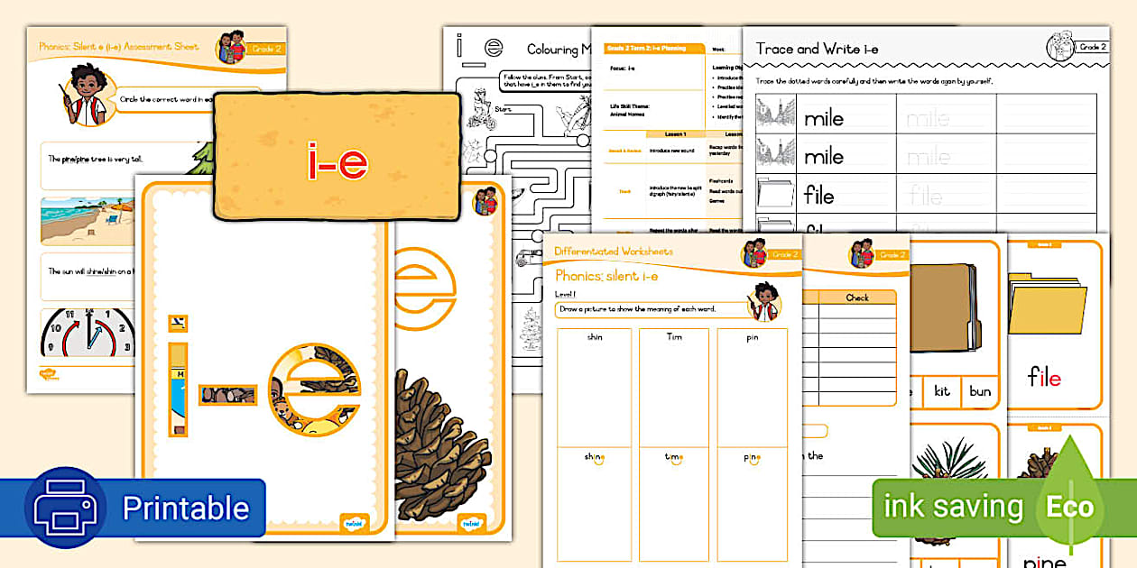 Grade 2 Phonics Pack i-e (teacher made) - Twinkl
