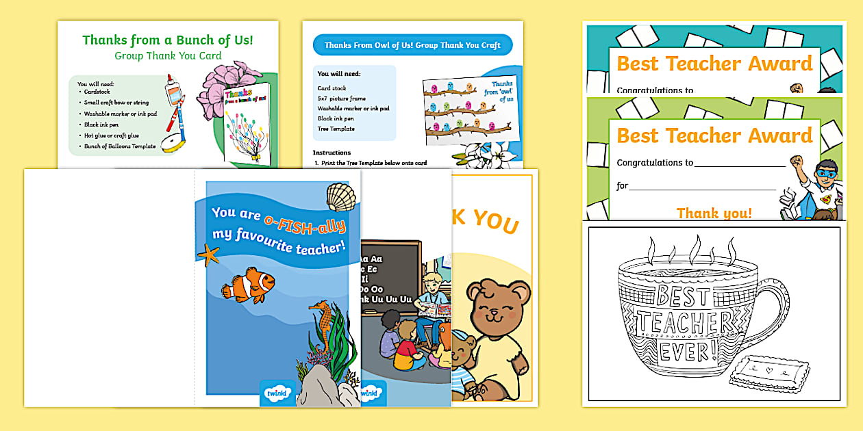 Teachers' Day Activities | Event | Primary Resources