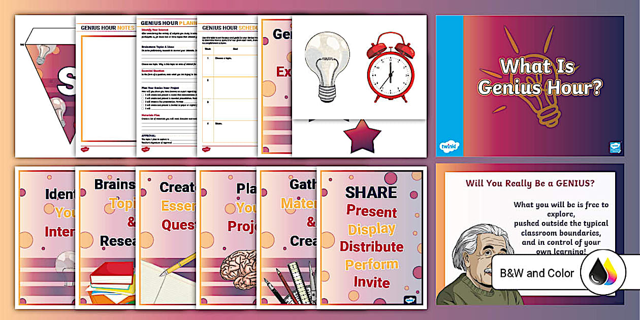 Genius Hour Project Pack for 6th-8th Grade (Teacher-Made)