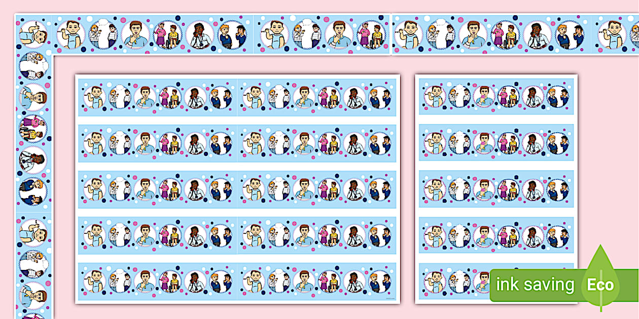 Communication Display Borders - EYFS - KS1 - Display