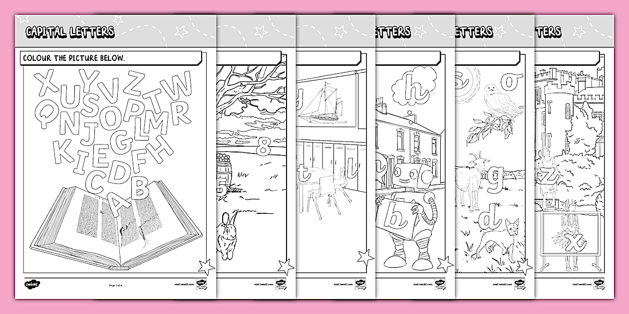 KS2 Handwriting Cursive Creative Colouring Pack - Twinkl