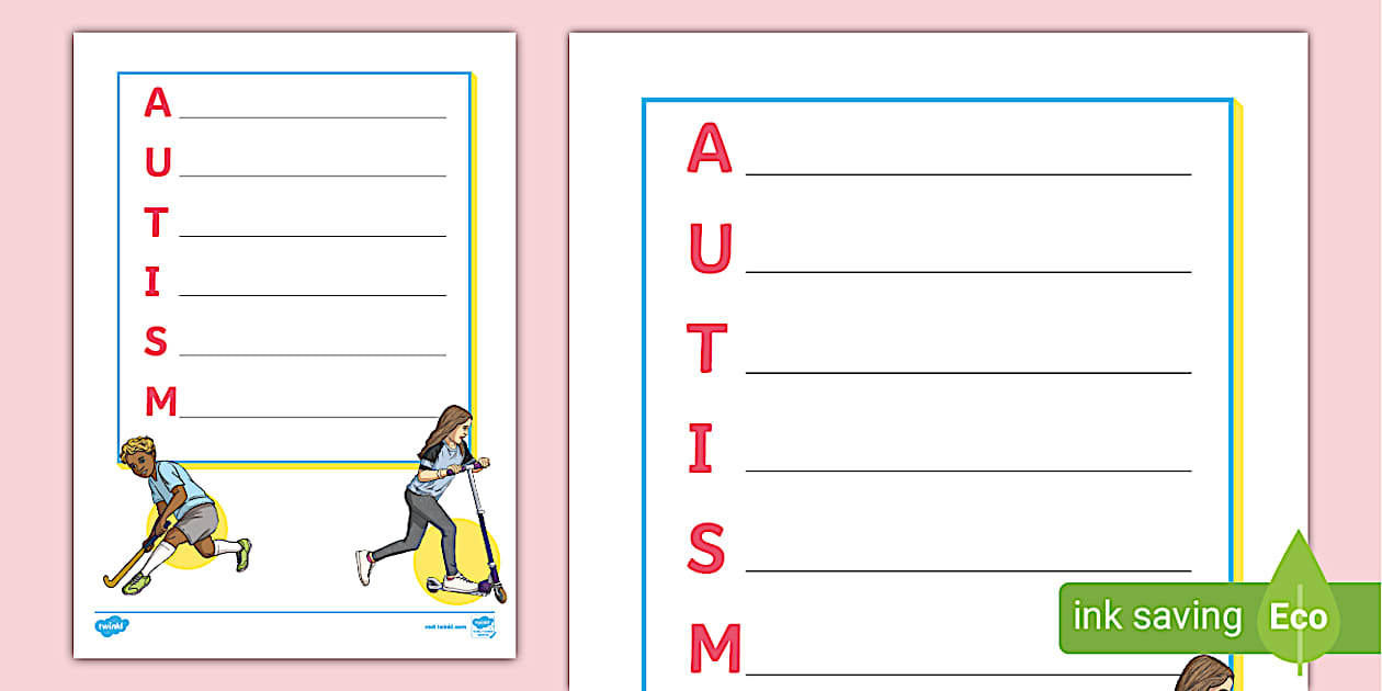 Autism Acrostic Poem | Twinkl Resource - Twinkl