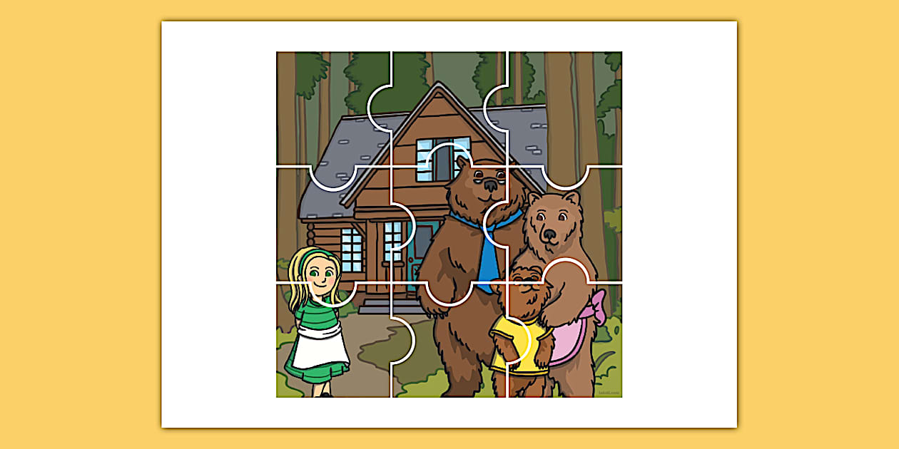 Goldilocks and the Three Bears Jigsaw | Twinkl - Twinkl