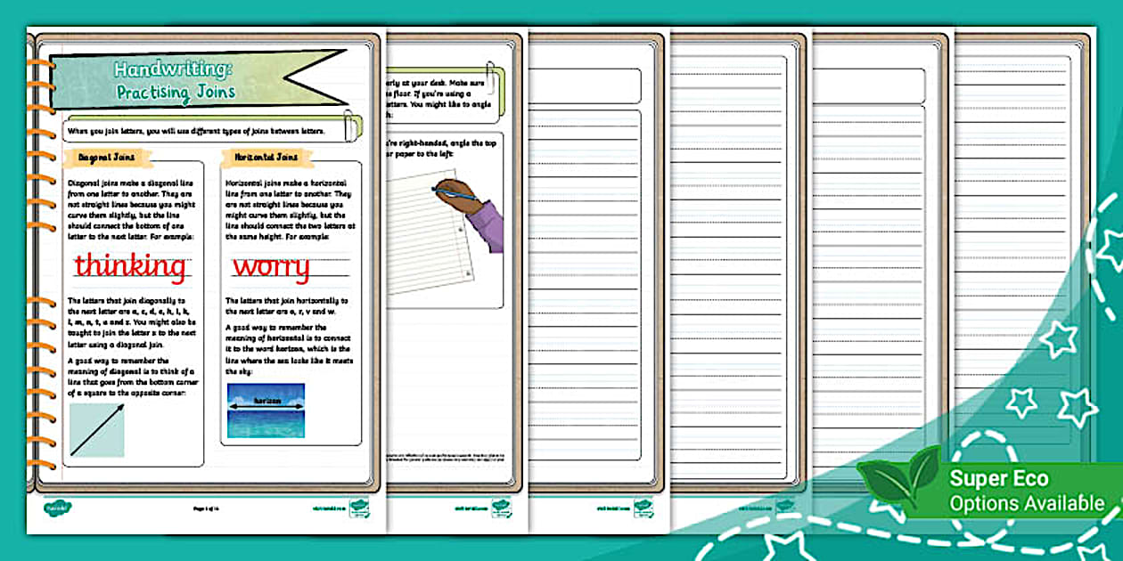Handwriting: Practising Joins (Ages 7 - 11)