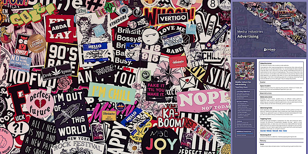 Introduction to Advertising (teacher made) - Twinkl