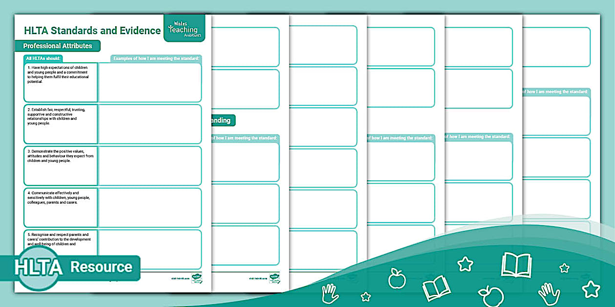 Wales TA CPD: HLTA Standards and Evidence (Teacher-Made)