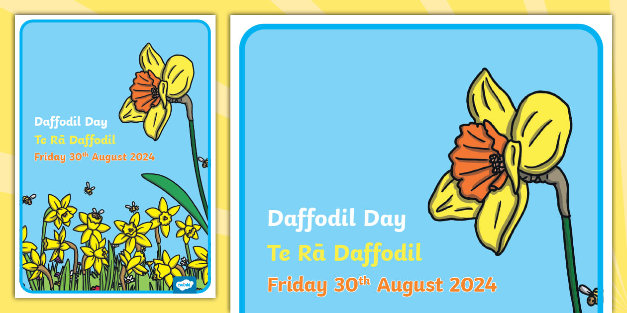 Daffodil Day Poster NZ | Daffodil Day | Twinkl - Twinkl