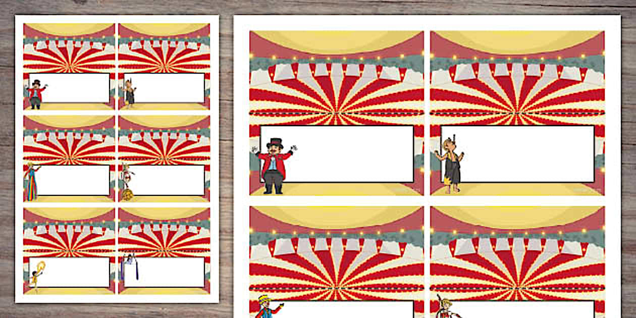 Circus Place Names | Twinkl Party (Teacher-Made) - Twinkl