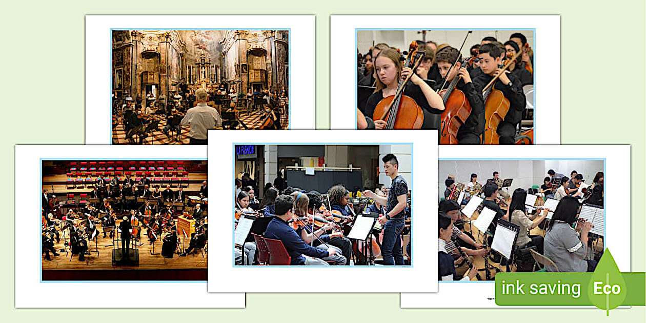 Orchestra Photo Pack - Music (teacher made) - Twinkl