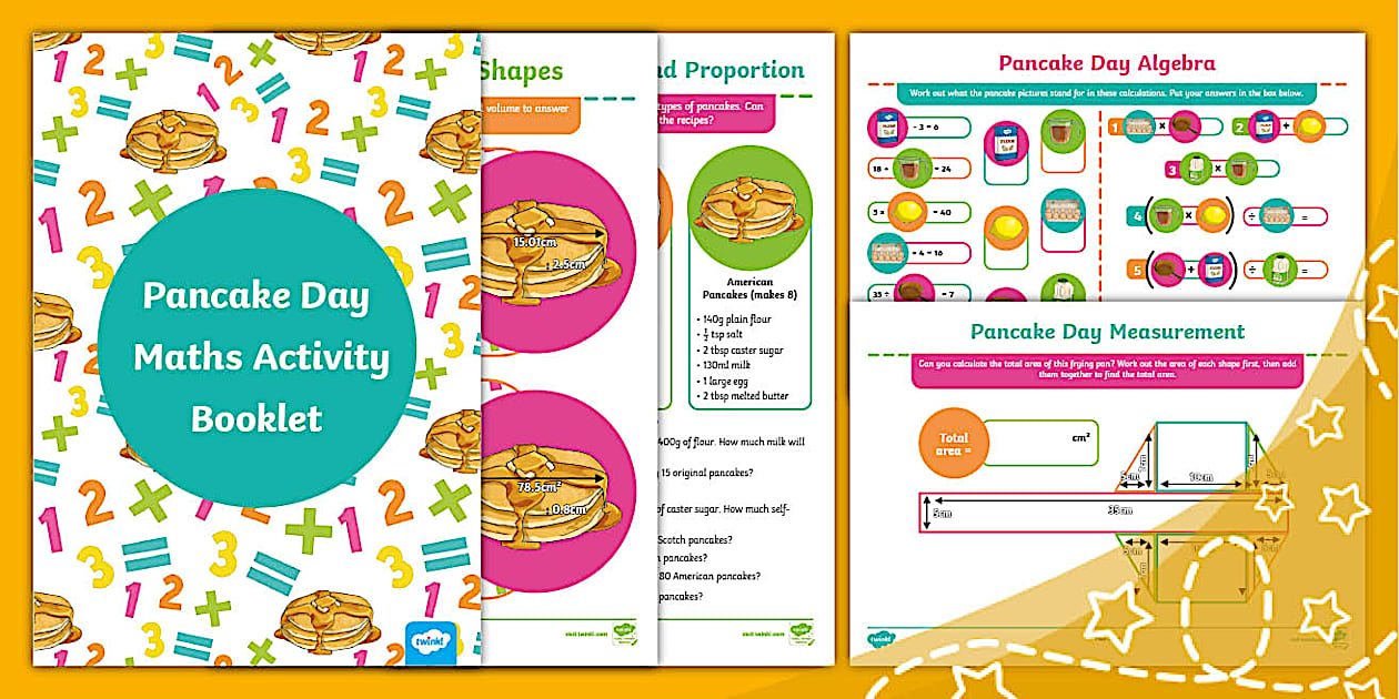 Pancake Day Maths Activity Booklet (Ages 9 - 11) - Twinkl