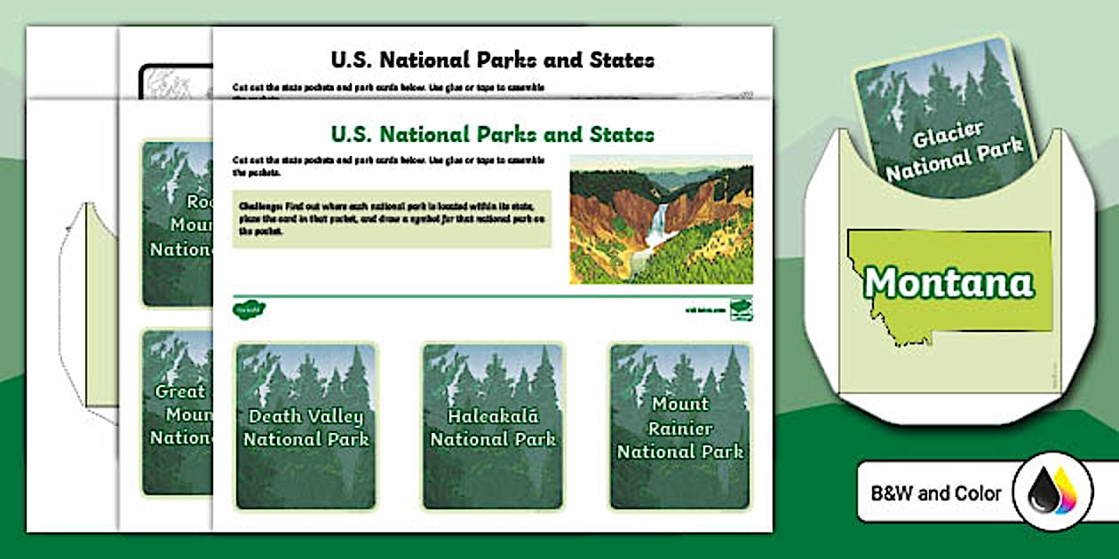 National Park Worksheet PDF | National Park Week | Twinkl USA