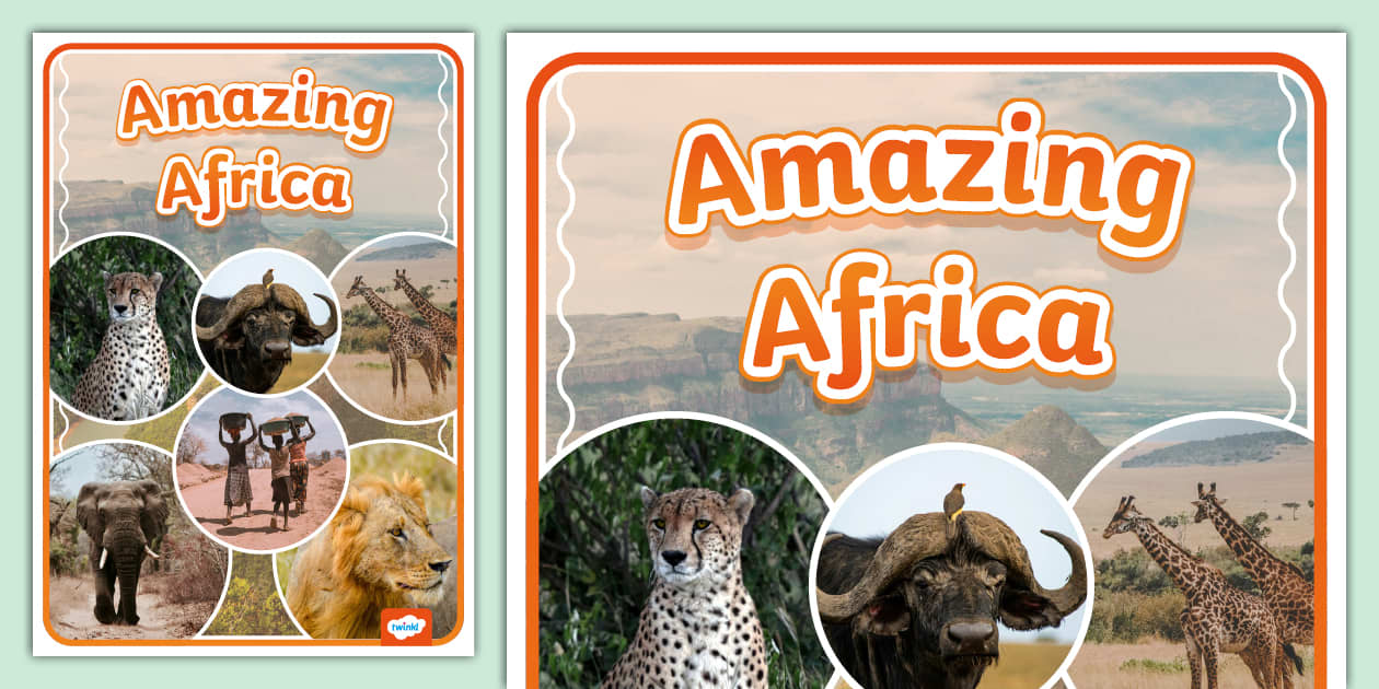 Amazing Africa Display Poster (teacher made) - Twinkl