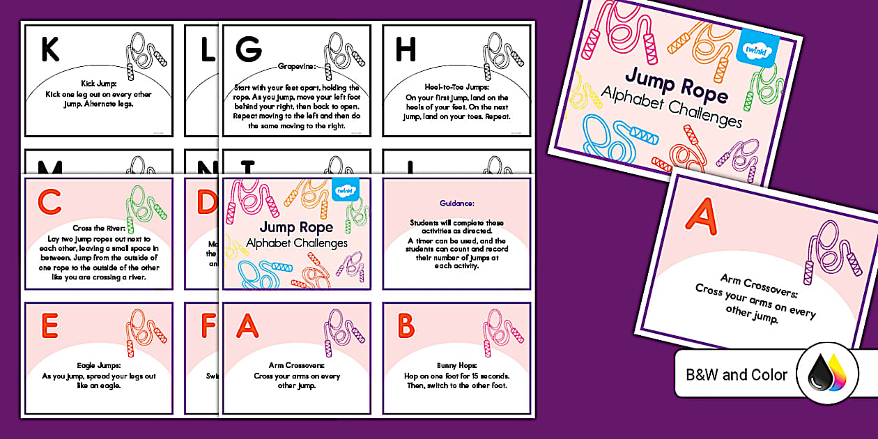 Jump Rope Lessons | Playground and Gym Games | Twinkl USA