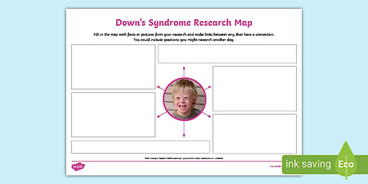 Down's Syndrome Research Map - Twinkl