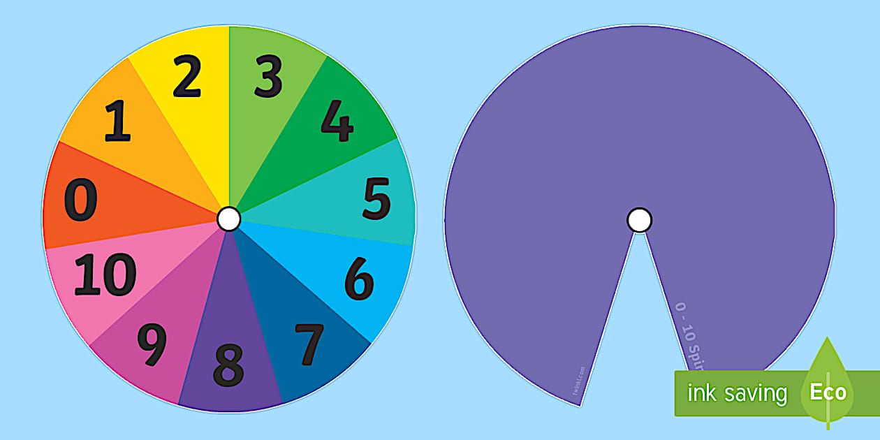 KS1 Number Spinner 0-10 | Maths Resources - Twinkl