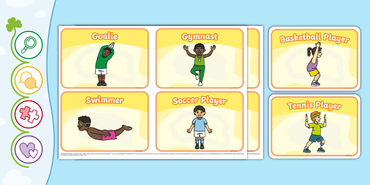 Sports Day Yoga Stretches (teacher made) - Twinkl