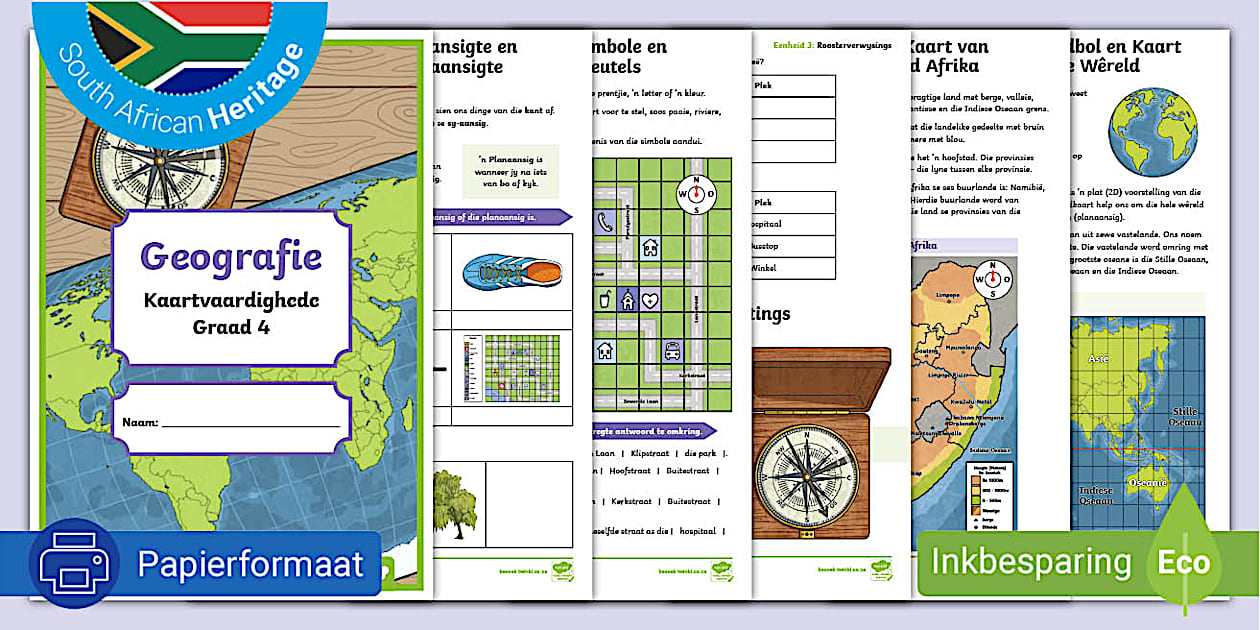 Kaartvaardighede Graad 4 Handleiding