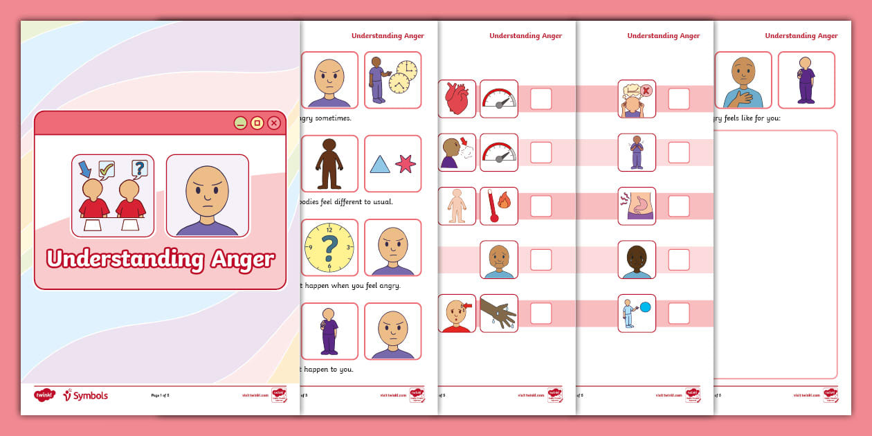 Twinkl Symbols: Understanding My Emotions - Anger - Twinkl